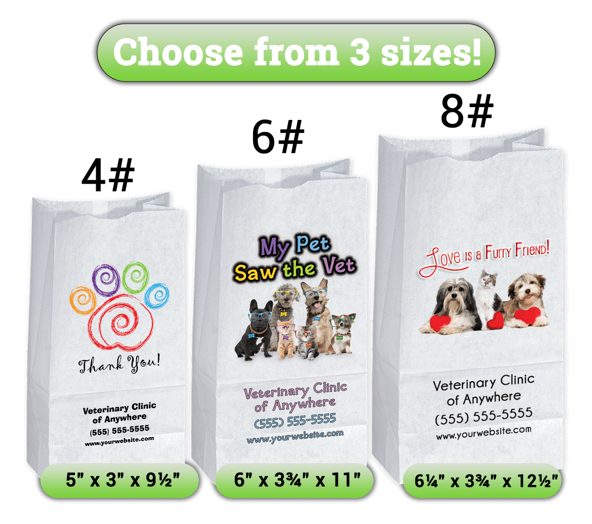 Custom Pet-Themed Popcorn Bags (CPOPBAG148) | Order Customized ...