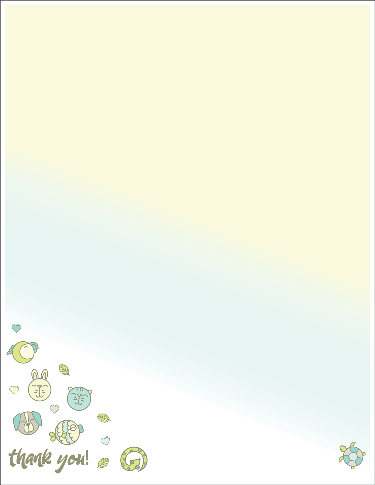 Pet-Themed Invoice Paper (FISHPAPER) | Purchase Invoice Paper for ...